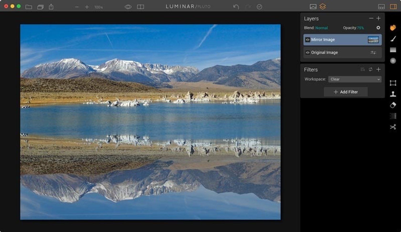 Cómo reflejar una imagen | Skylum How-to