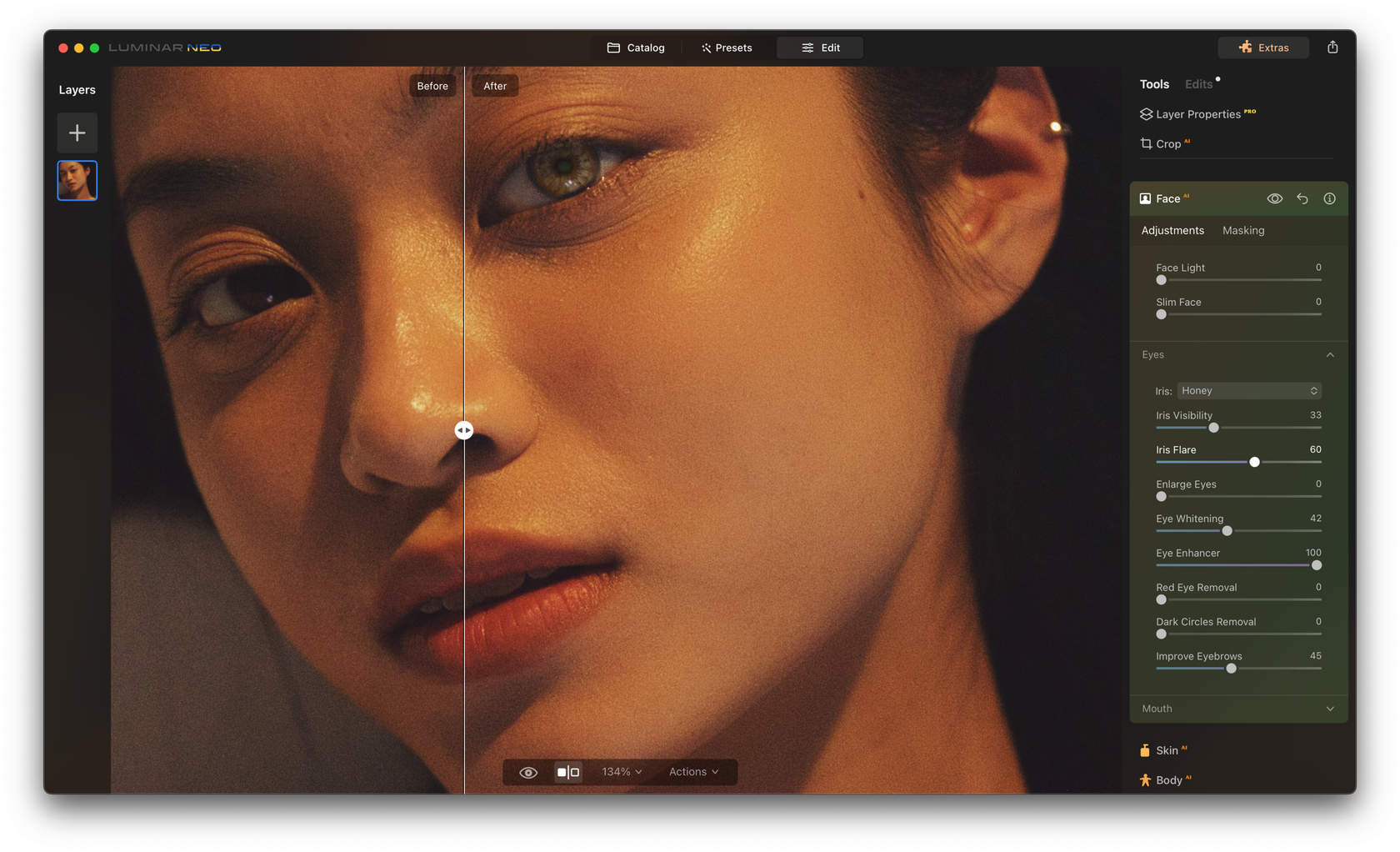 How To Do Portrait Retouching With Luminar NEO I Skylum Blog | Skylum Blog