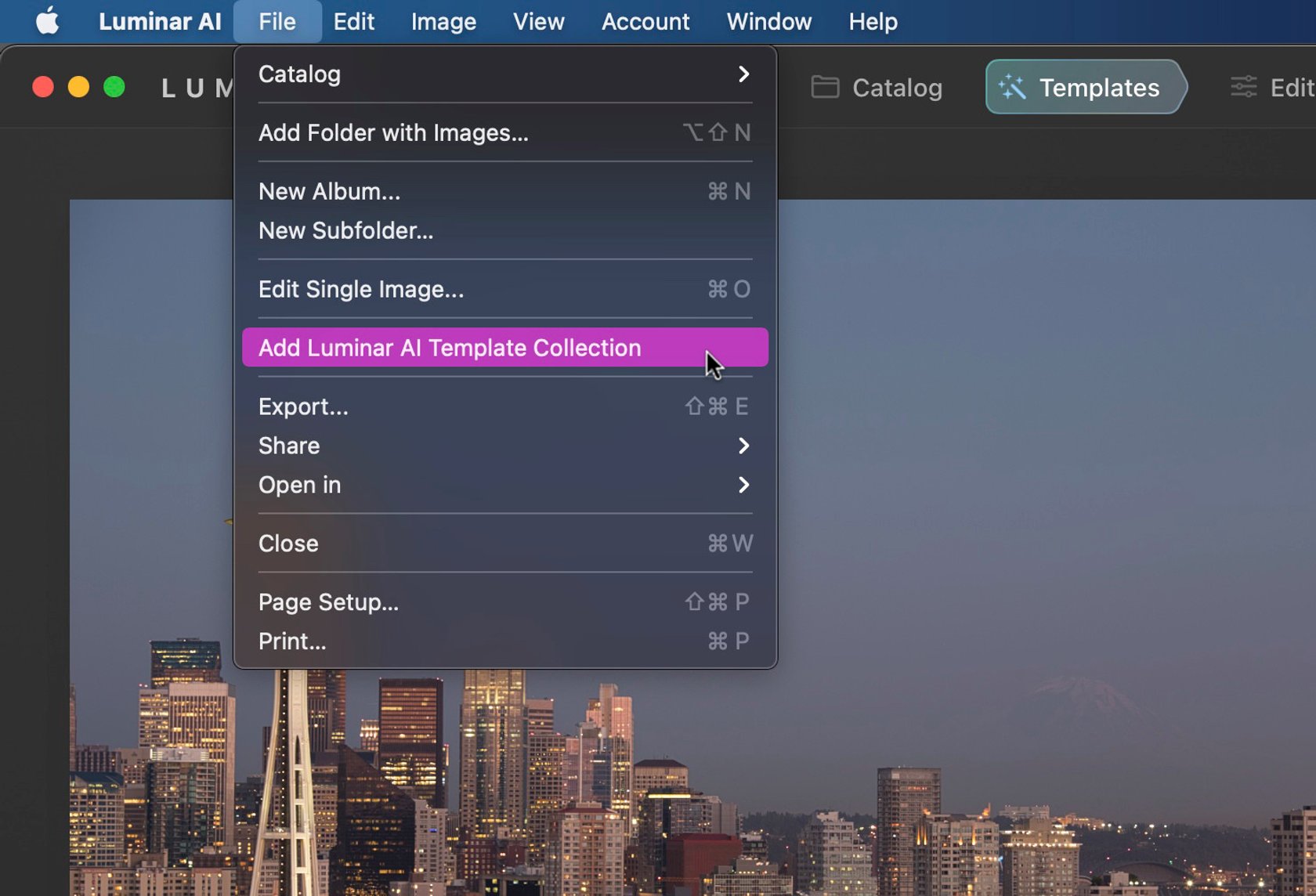 Making Custom Templates in Luminar AI | Skylum Blog