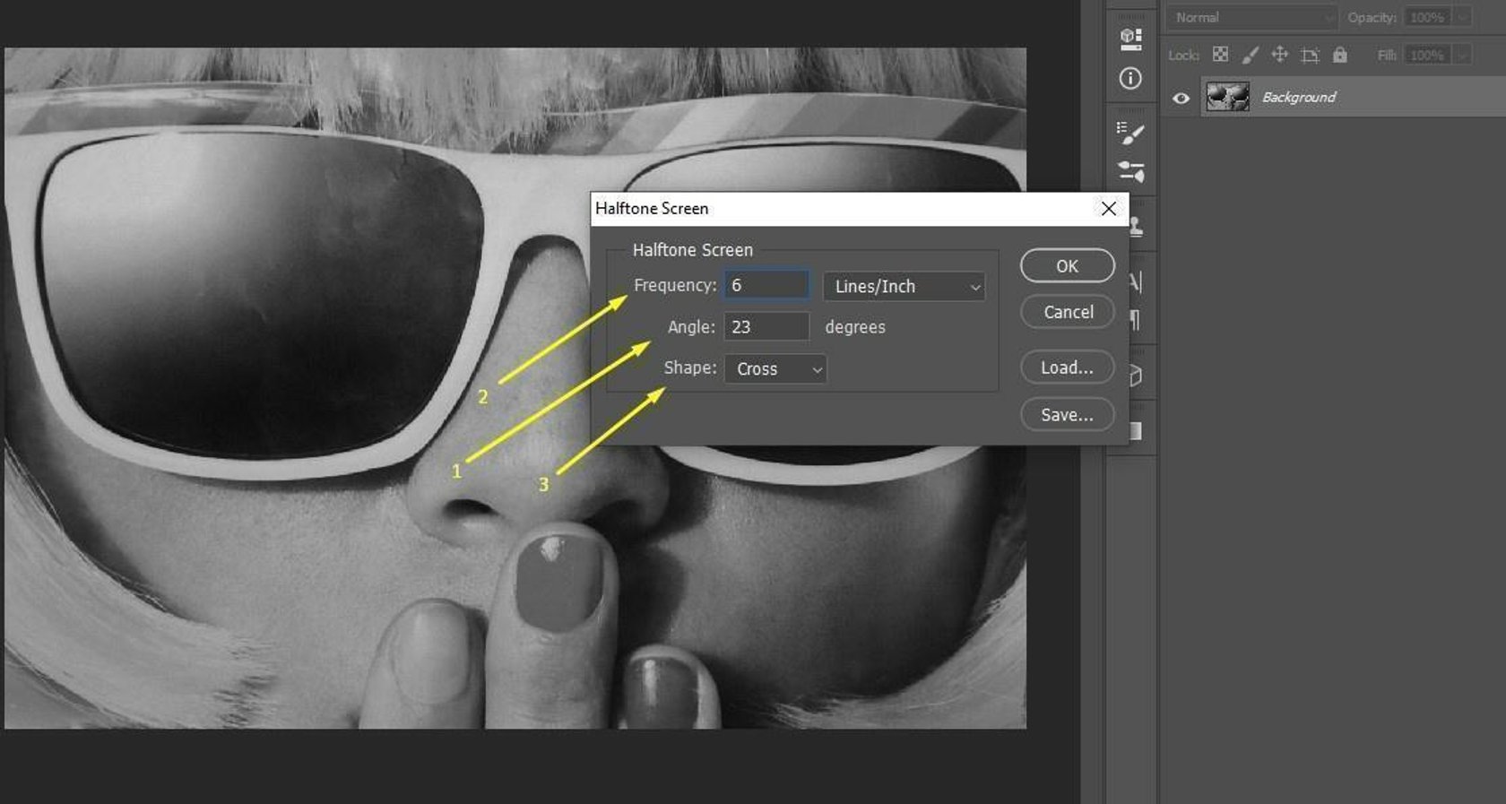Photoshop halftone filter: the easiest you can do in Photoshop!