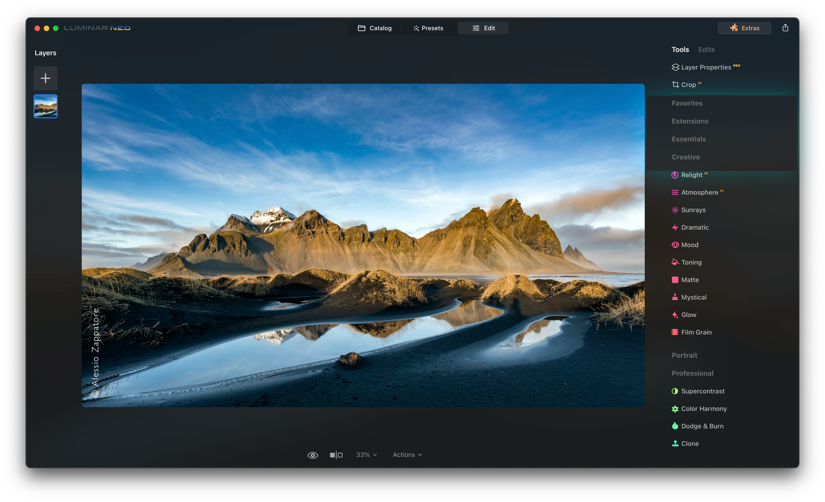 Customizing Luminar Neo's Interface for a Faster Editing Experience