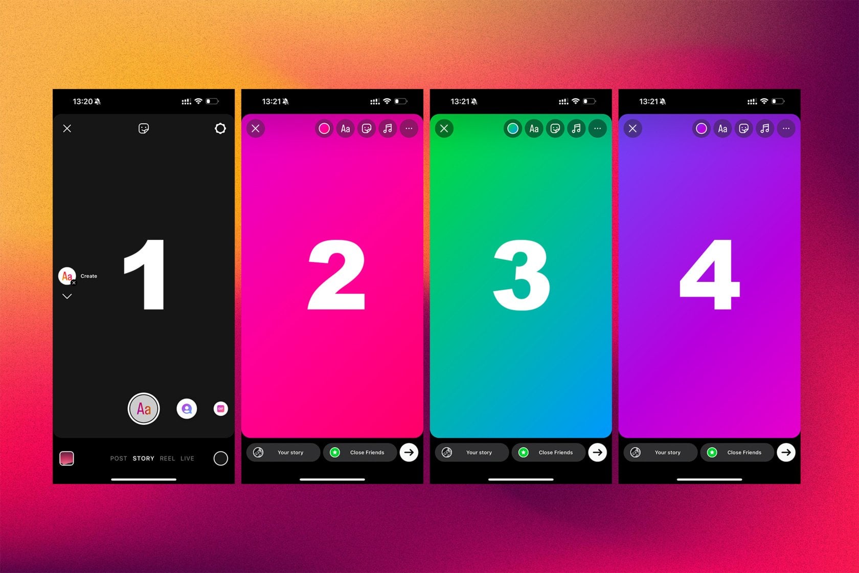 Change Background Color On Instagram Story: Hacks | Skylum How-to