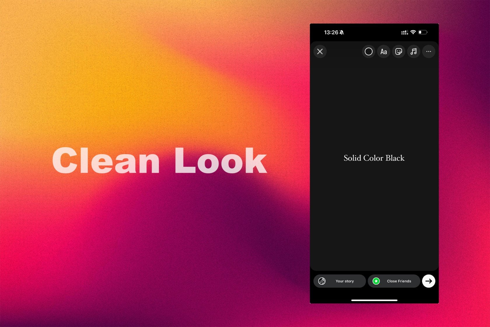 Change Background Color On Instagram Story: Hacks | Skylum How-to