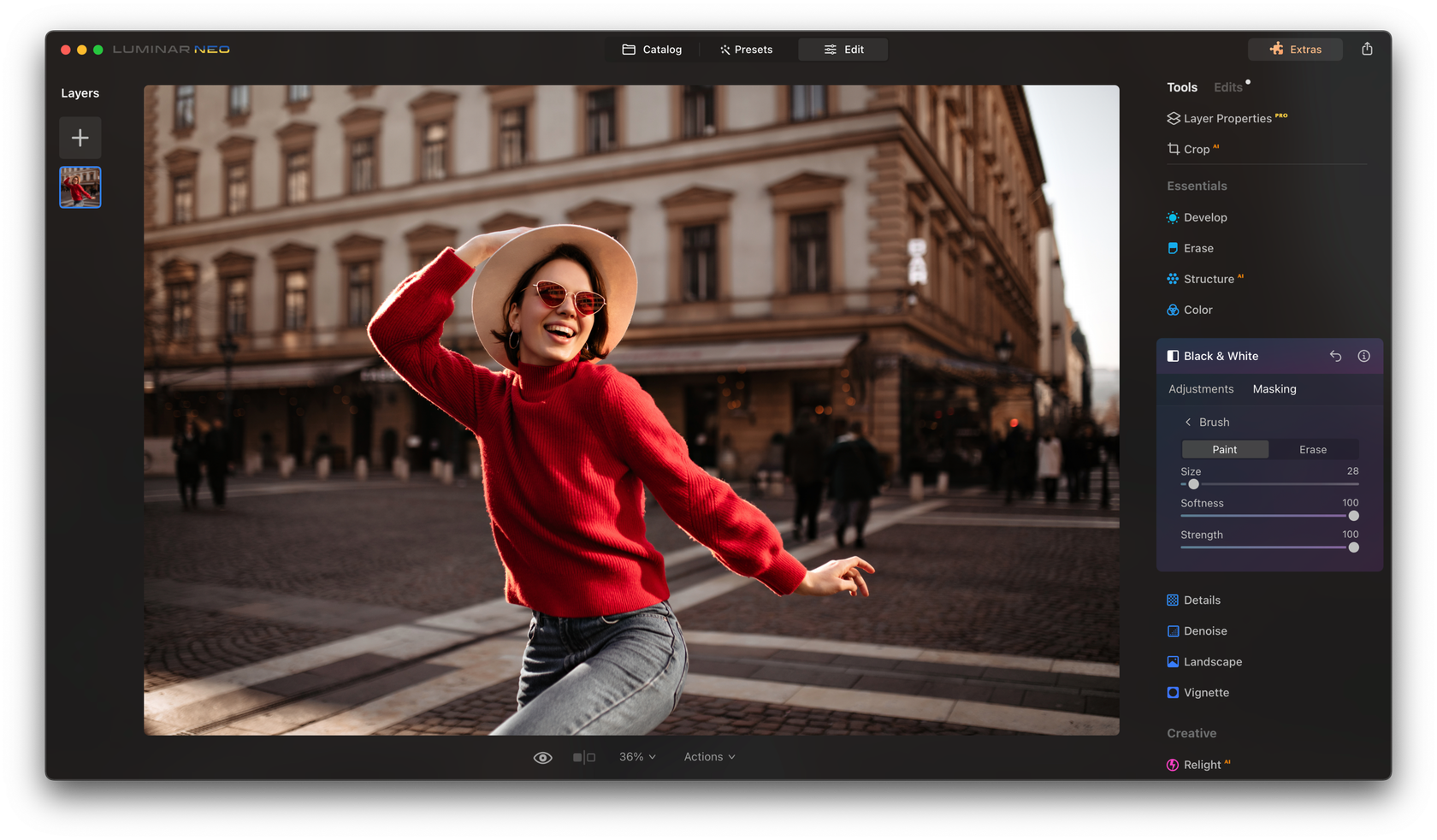 How To Create A Black-And-White Background With Luminar Neo I Skylum ...