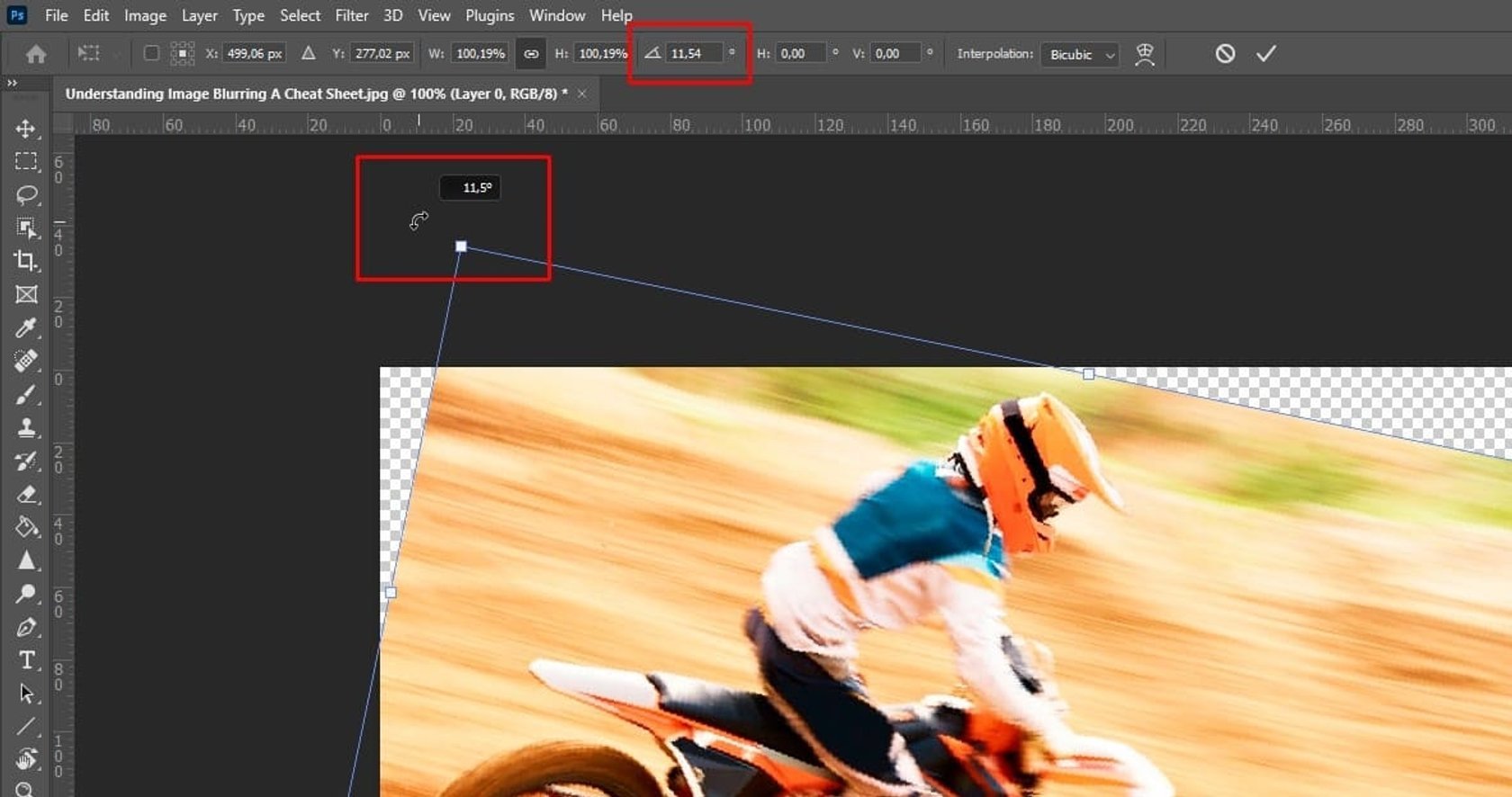 How To Rotate An Object In Photoshop Steps Skylum How To