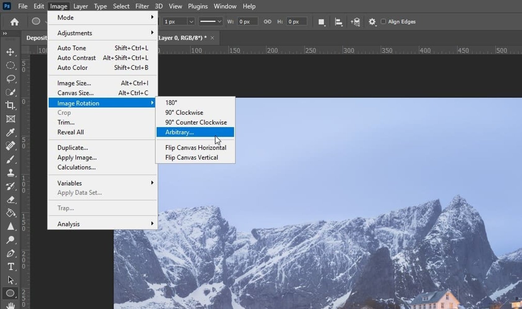 How To Rotate An Object In Photoshop Steps Skylum How To