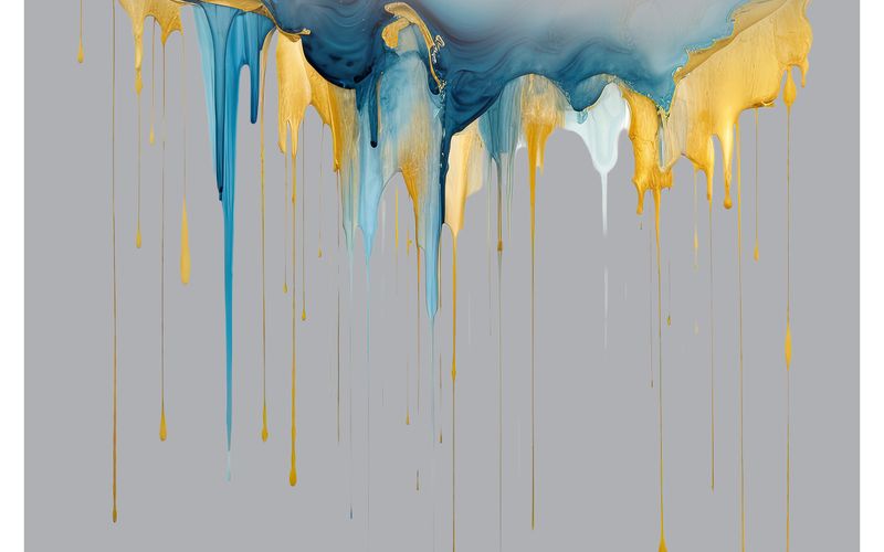 Runny Paint Drips Overlays