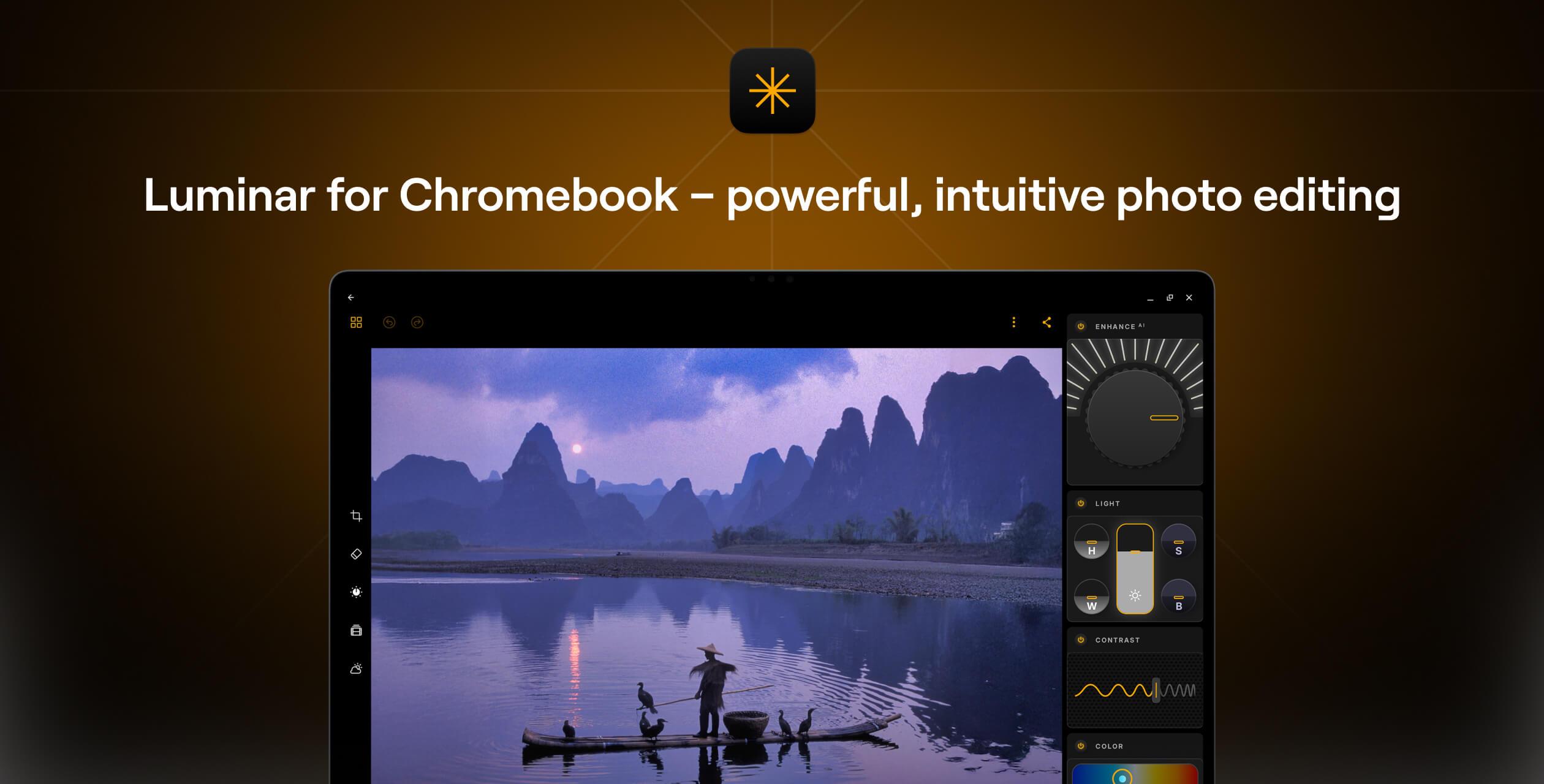 Photo Editor for Chromebook: Luminar Image Editing App